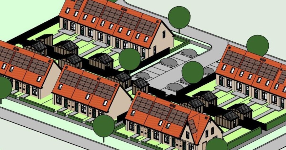 WoonFriesland bouwt twintig huurwoningen in de Lindewijk in Wolvega ...