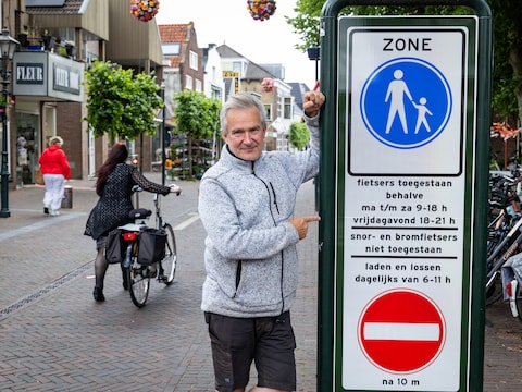 Gemeente breidt fietsverbod uit van 09 tot 18 uur, winkeliers vrezen ...