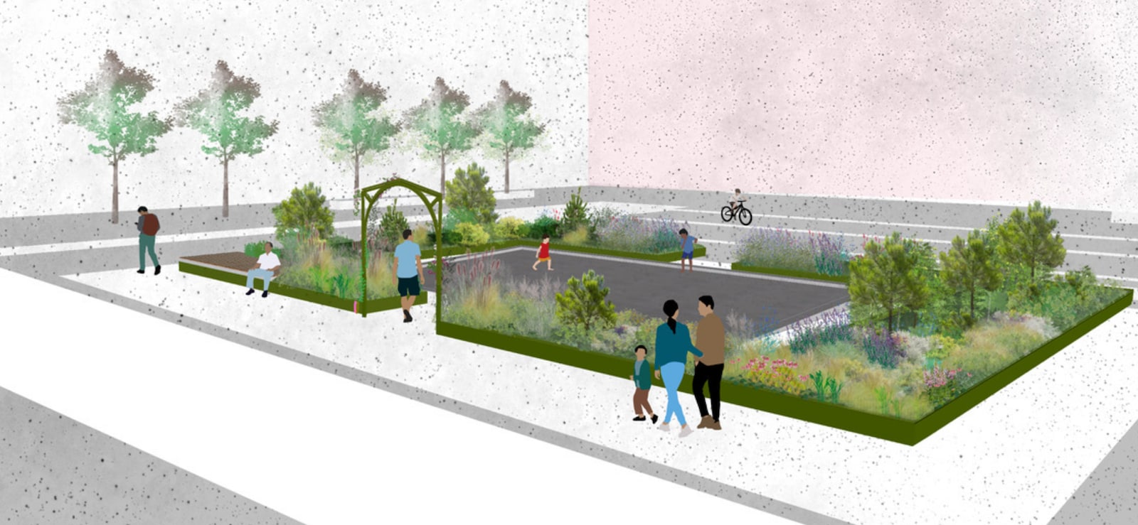 Grauw plein wordt groen hofje bij Station Den Bosch: ‘Inspireren voor ...