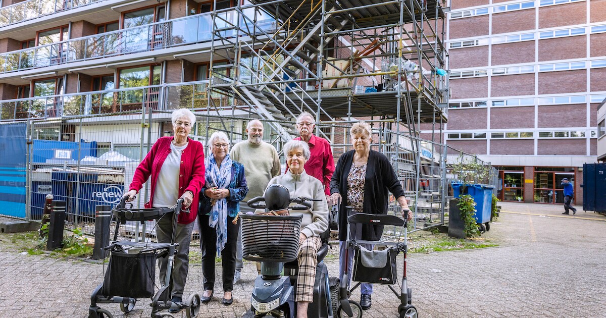 Bewoners seniorencomplex leven al tien maanden tussen puin en herrie ...