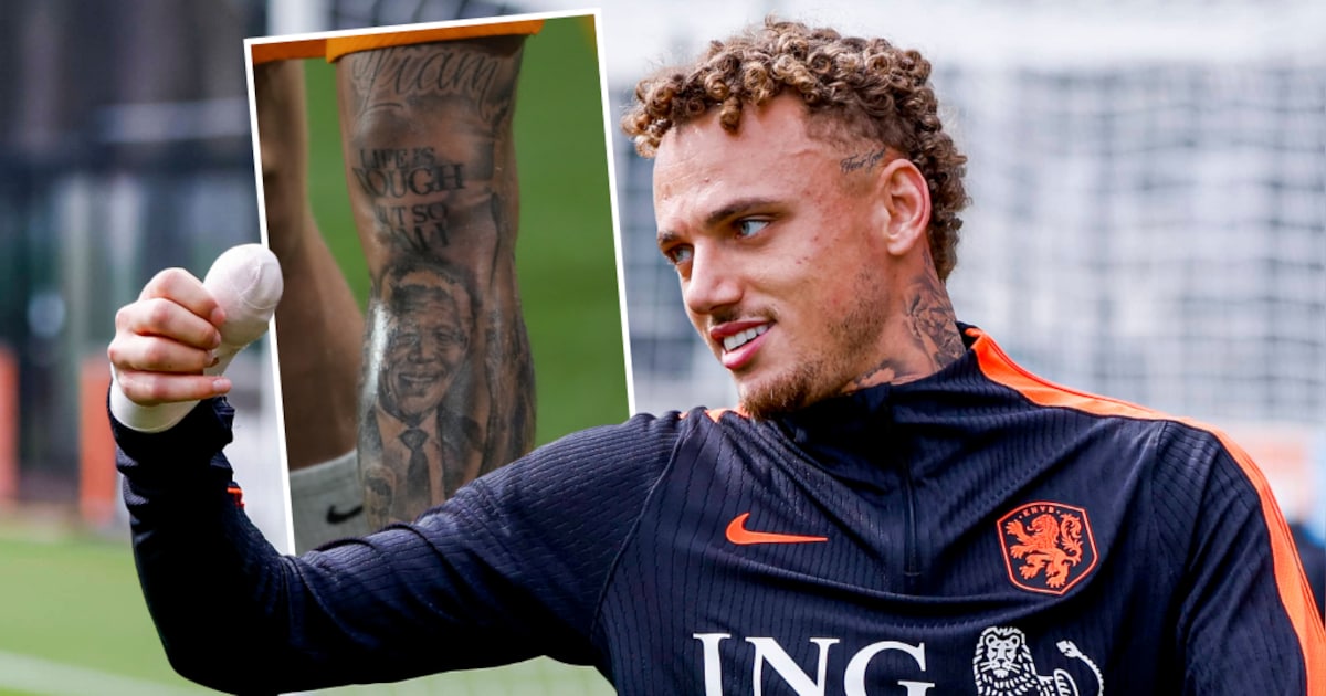 Noa Lang met ingepakte duim en tattoo‑planning: ‘Ik heb ’m nog hoor, de ...