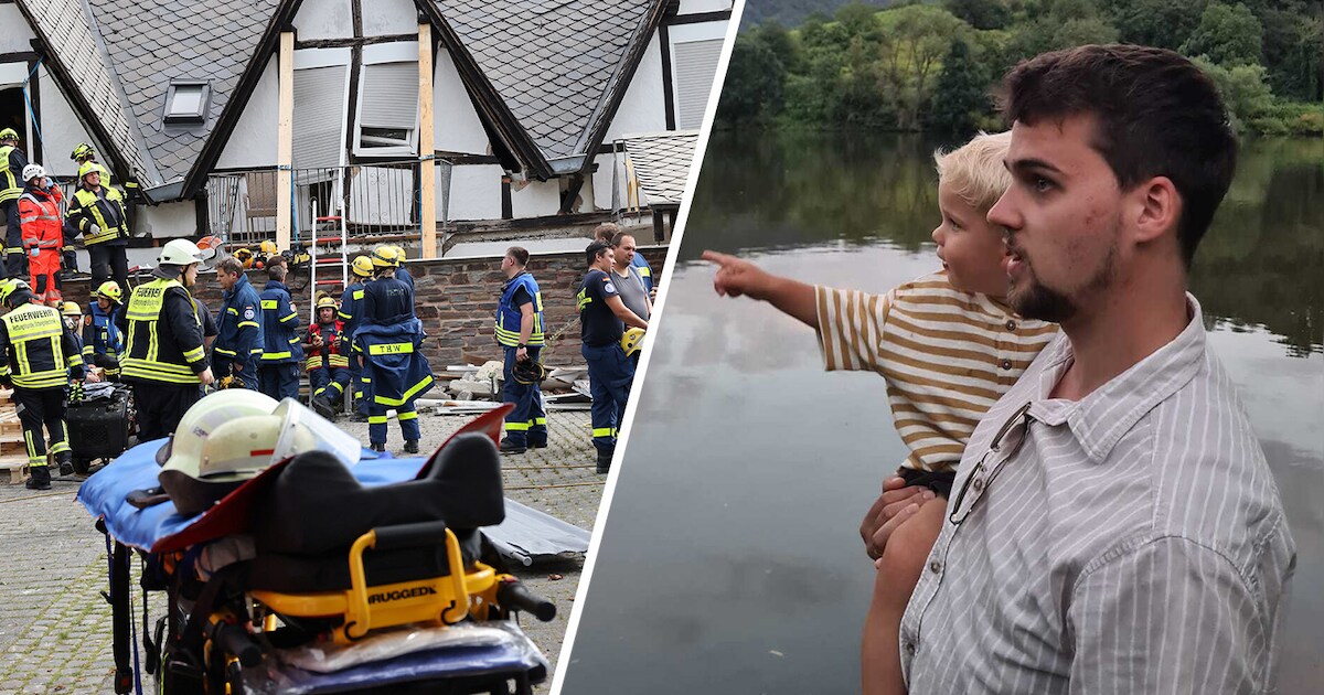 Mark (26) mogelijk terug naar Nederland na redding uit ingestort Duits ...