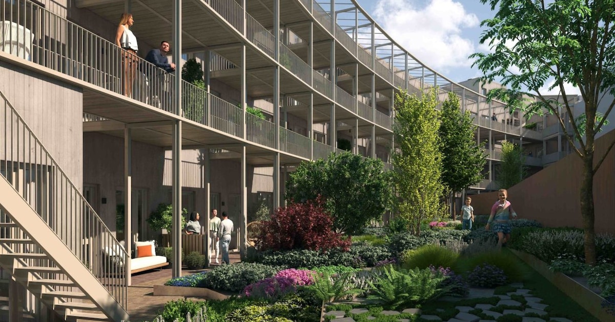 Nieuwbouwproject in Oude Noorden: 52 appartementen voor middeninkomens ...