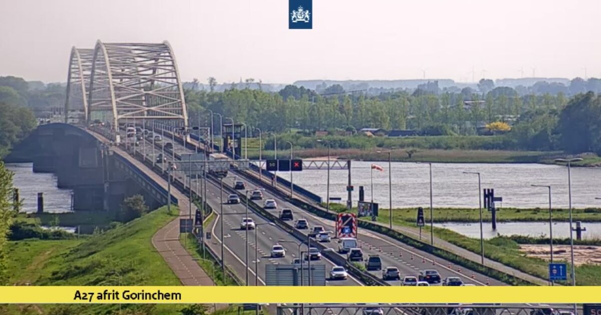 Merwedebrug richting Breda zaterdagavond afgesloten voor spoedreparatie ...
