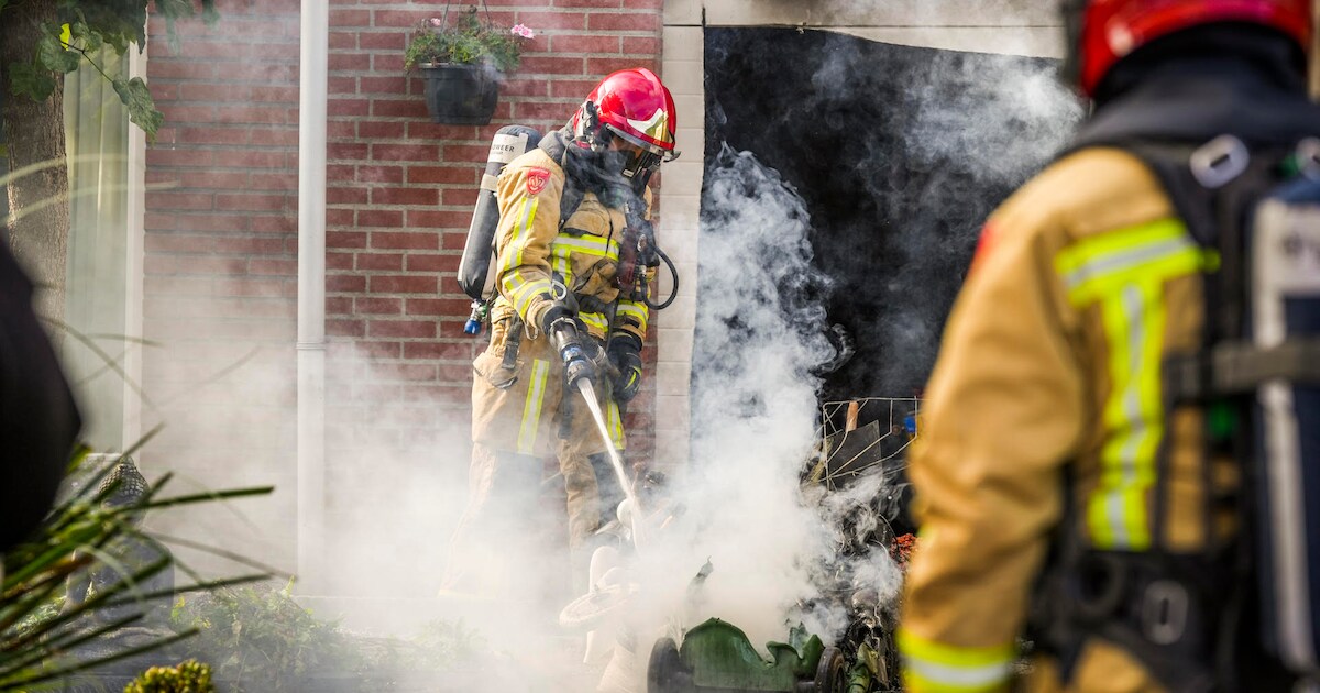 Flinke schade door brand in garage bij woning in Eindhoven | Eindhoven ...