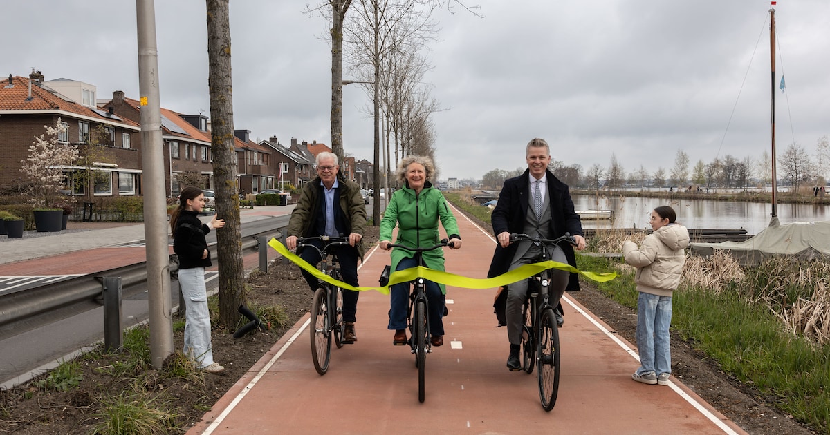 Fietspad Bodegraafsestraatweg in Gouda heropend | Regio | AD.nl