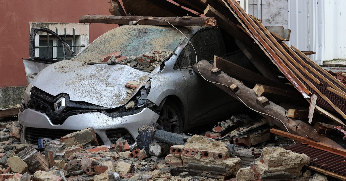 Storm Kristin eist vier doden in Portugal en veroorzaakt zware schade ...