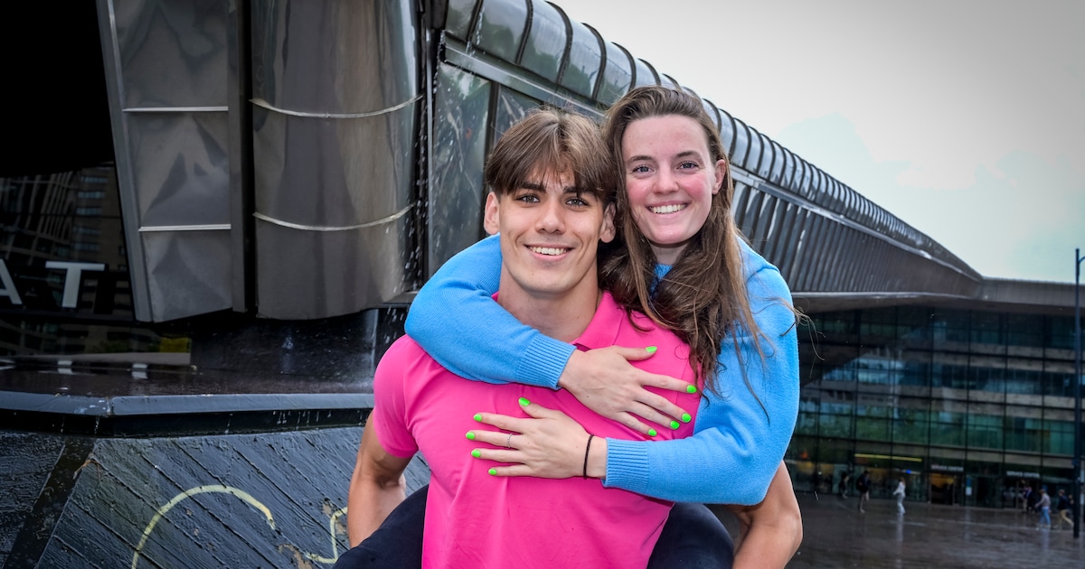 Olympiërs Tessa en Sean snelst zwemmende koppel ter wereld: ‘Oh nee, ga ...