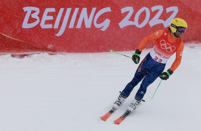 Maarten Meiners ontevreden na reuzenslalom: ‘Met twee goede runs was ik ...