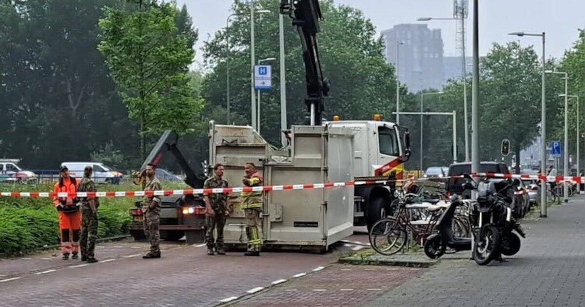 Explosief’ aangetroffen in vuilcontainer langs IJdoornlaan in Noord ...