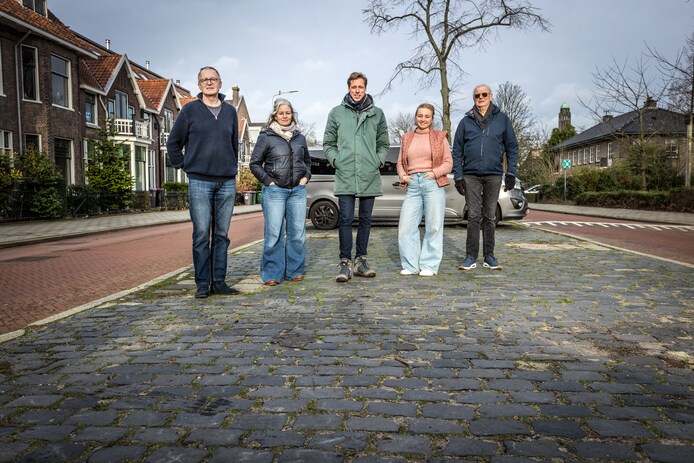 Buurt strijdt voor behoud kinderkopjes in historische laan: ‘Maar ze zijn te zwaar voor ...