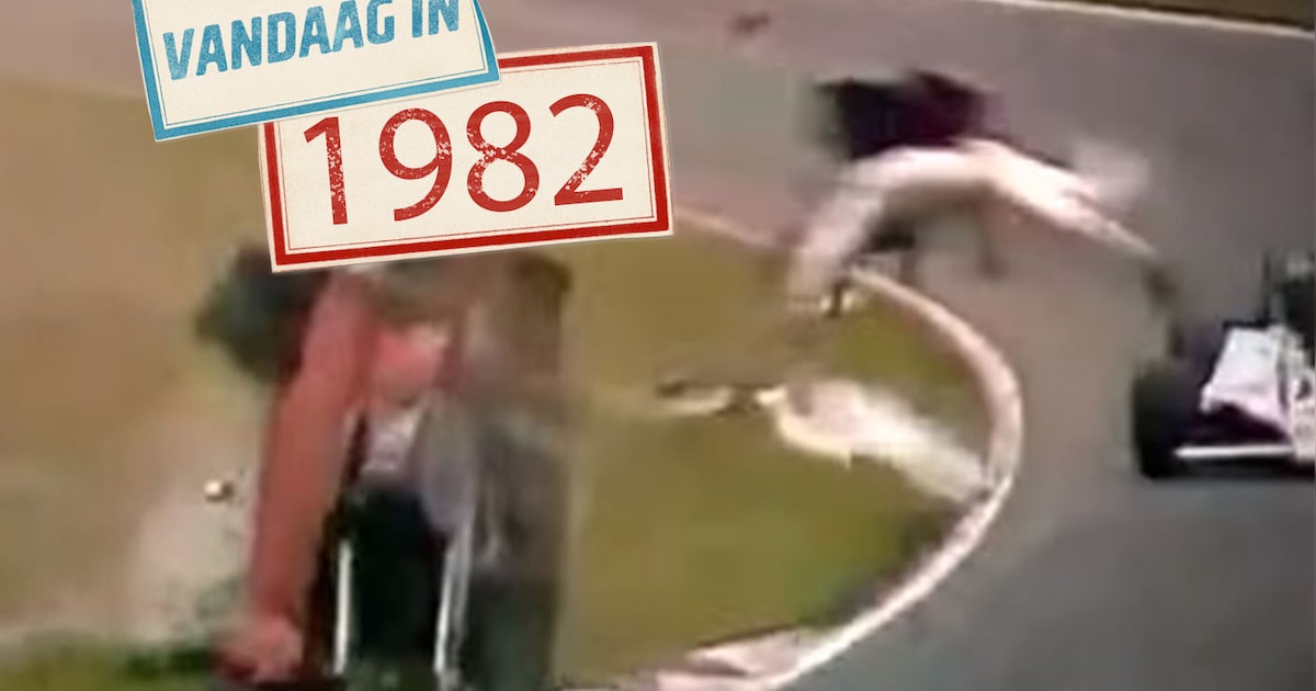 F1-coureur Gilles Villeneuve komt om het leven bij vreselijke crash ...