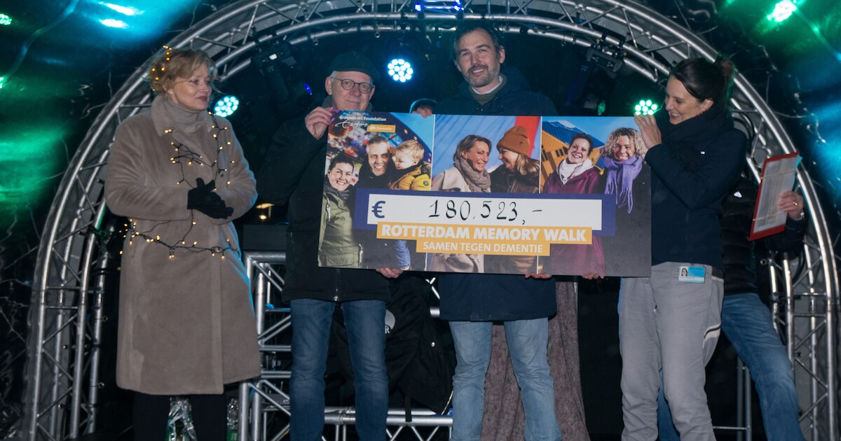 Lopen voor dementie met muziek van een dj en warme chocomel, maar ook ...