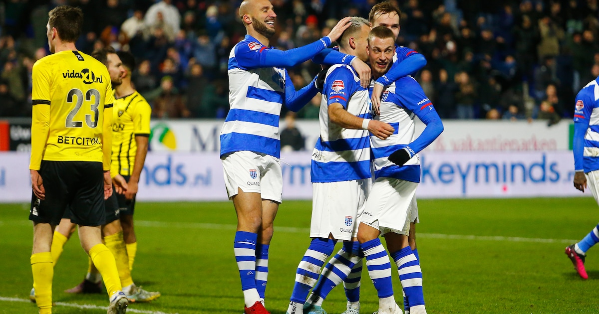 Zege PEC Zwolle na ‘assist van het jaar’, NAC Breda wint mede dankzij ...
