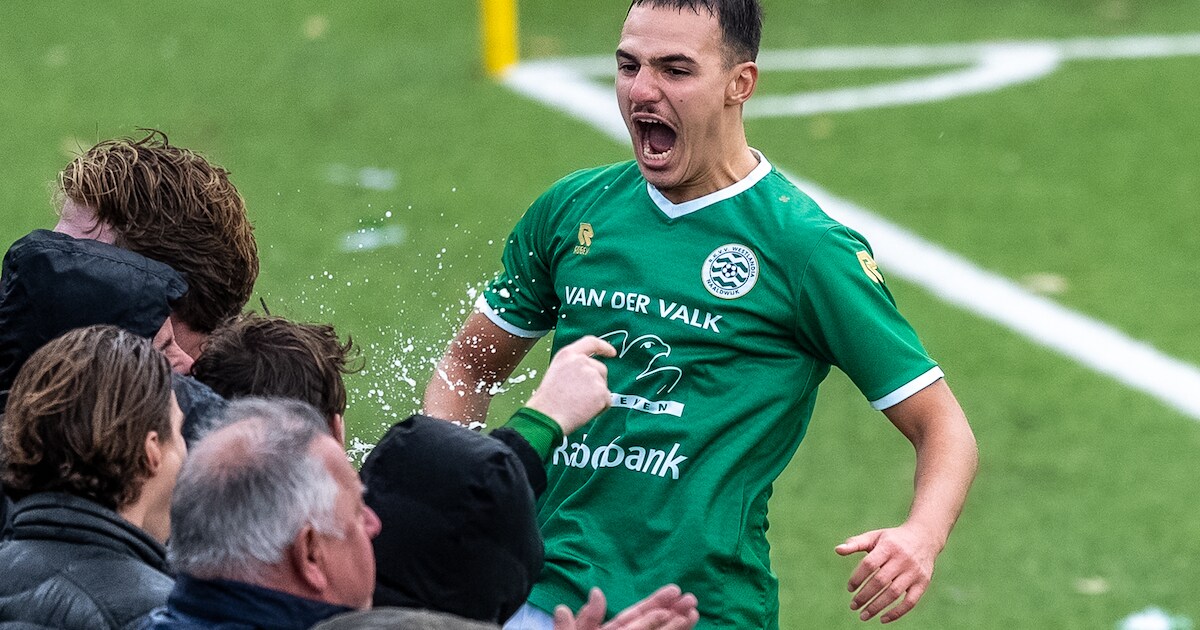 ‘Knuffelmarokkaan’ Ismail Afellah de grote man bij Westlandia na hattrick in derby: ‘Dit maakte ...