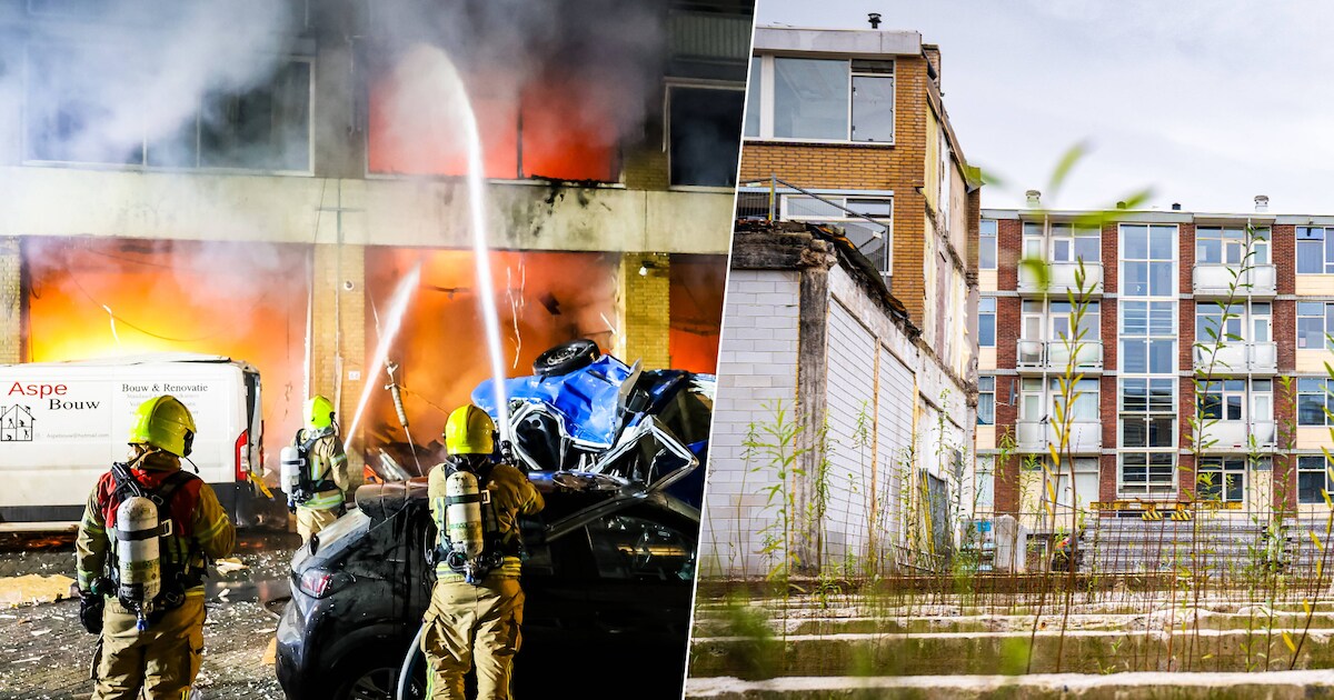 Rotterdamse Schammenkamp jaar na explosie: ‘Ik kom nog glasscherven ...