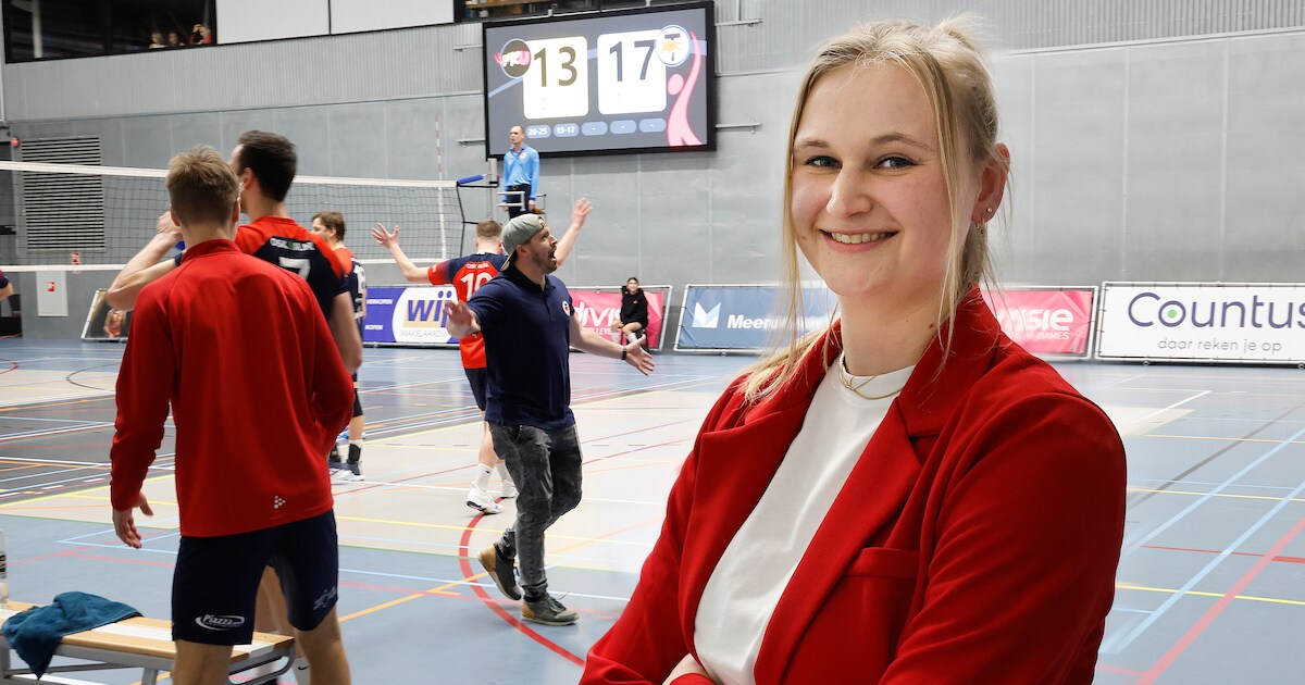 Christie Wolt geniet van volleybalpassie bij vriend én trainer Dennis Gelissen: ‘Dat vind ik ...
