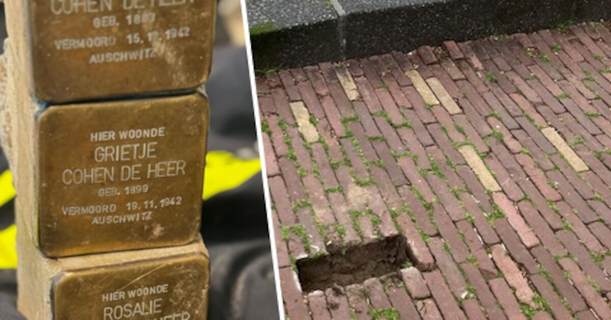 Afschuw over gestolen Stolpersteine: ‘Dader heeft geen enkel besef van ...