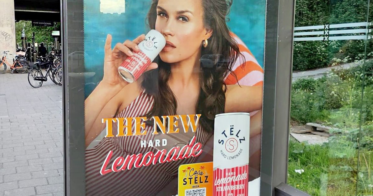 Drankproducent Stëlz past reclame aan na kritiek op nieuwe poster ...