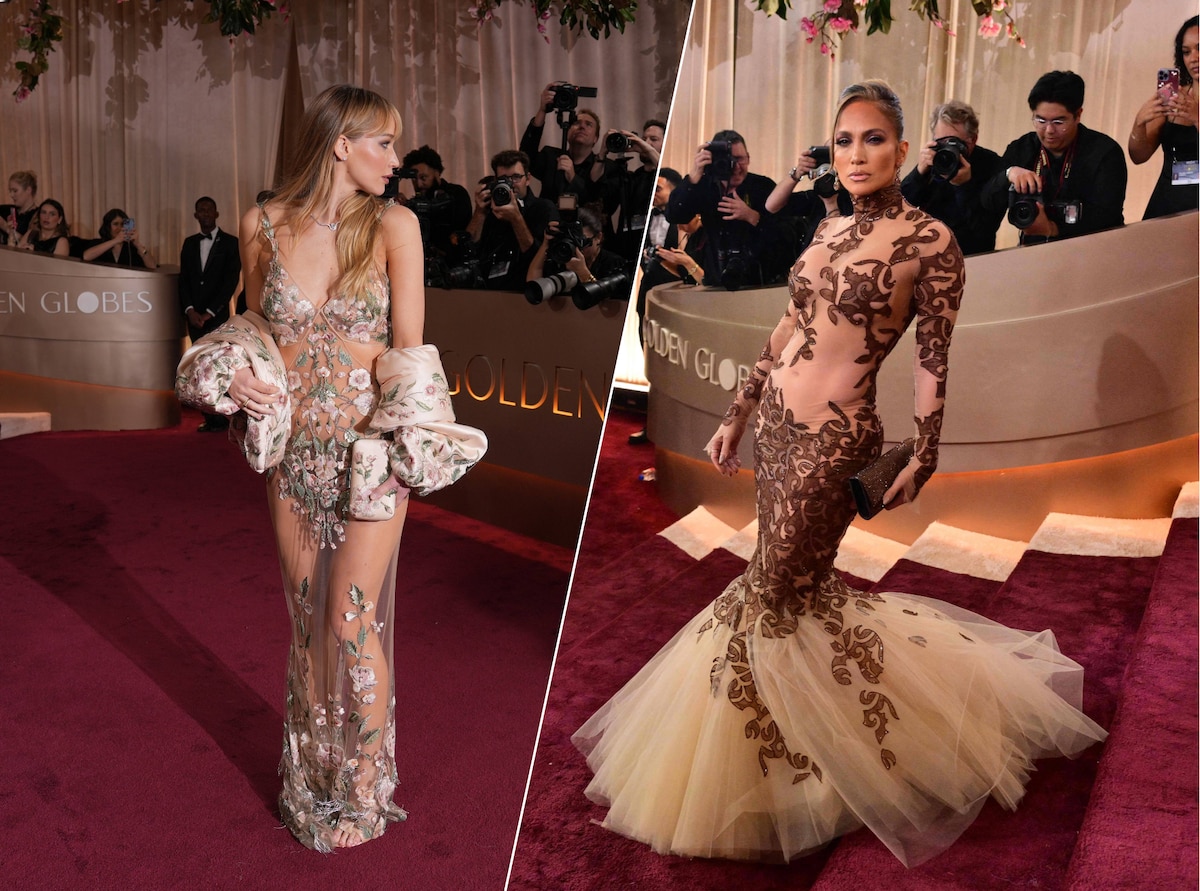 Jennifer Lawrence en Jennifer Lopez strijden voor ultieme ‘naked dress ...