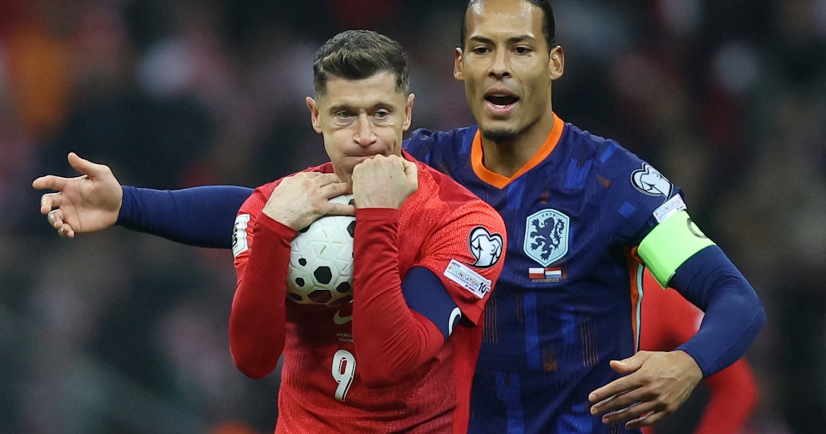 Oppassen voor rood: moet Virigil van Dijk doorgebroken speler Litouwen vanavond laten lopen ...