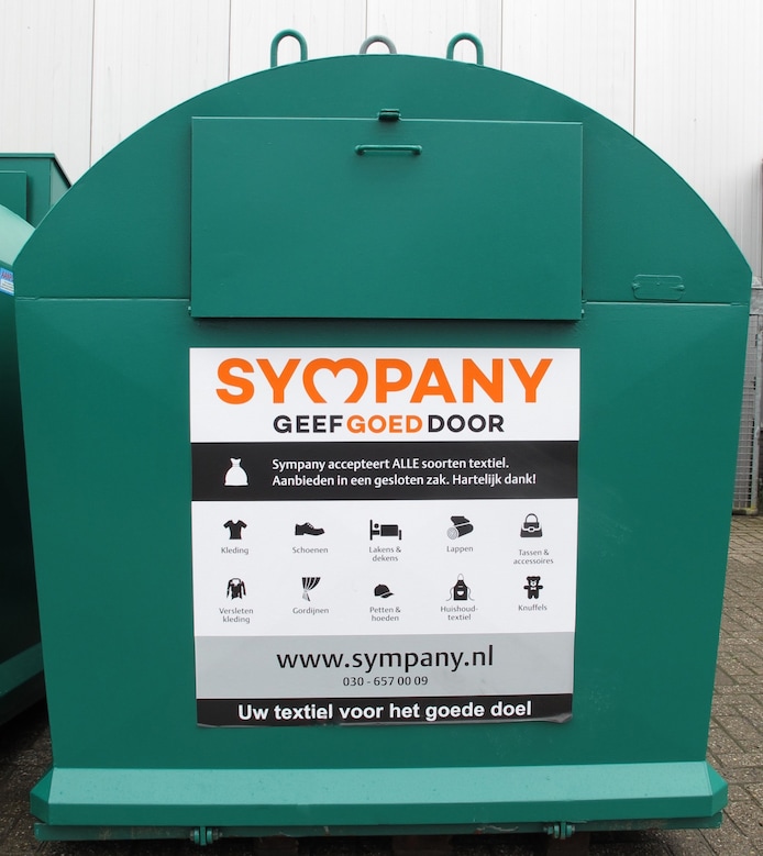 Sympany vervangt Leger des Heils als textielinzamelaar in gemeente ...
