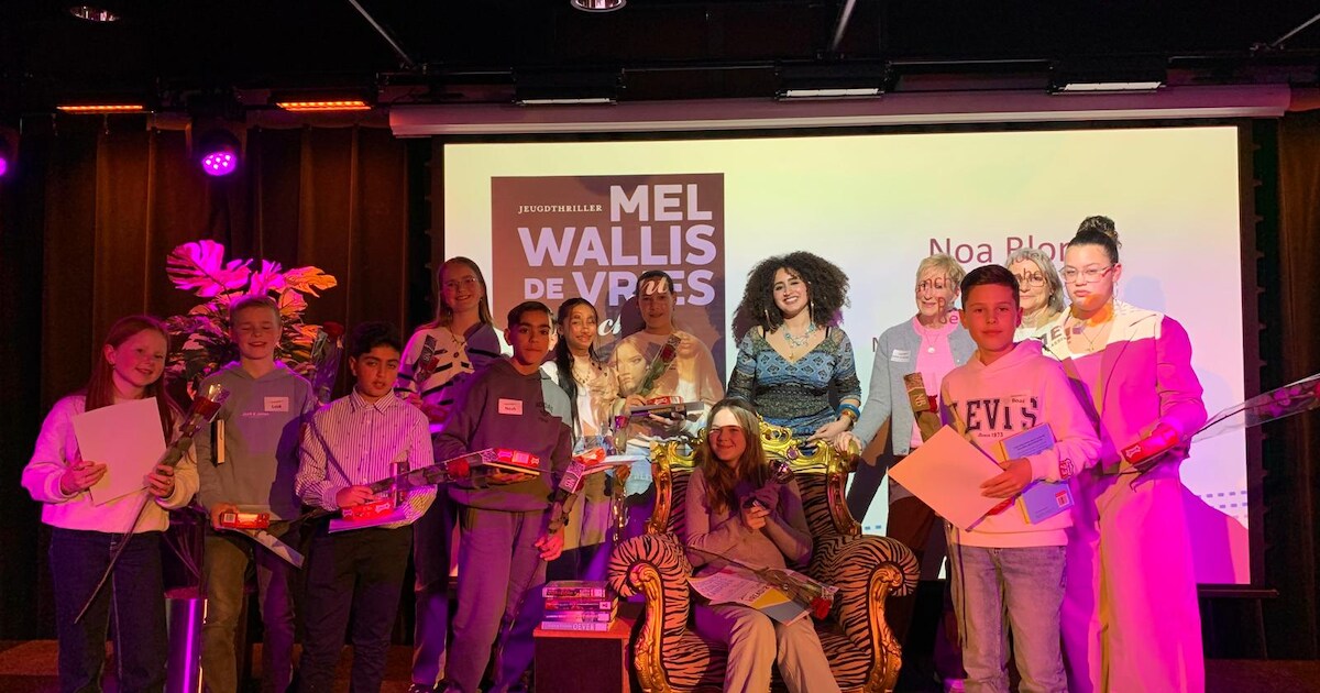 Noa Blom van SG Melanchton uit Bergschenhoek wint voorleeswedstrijd ...