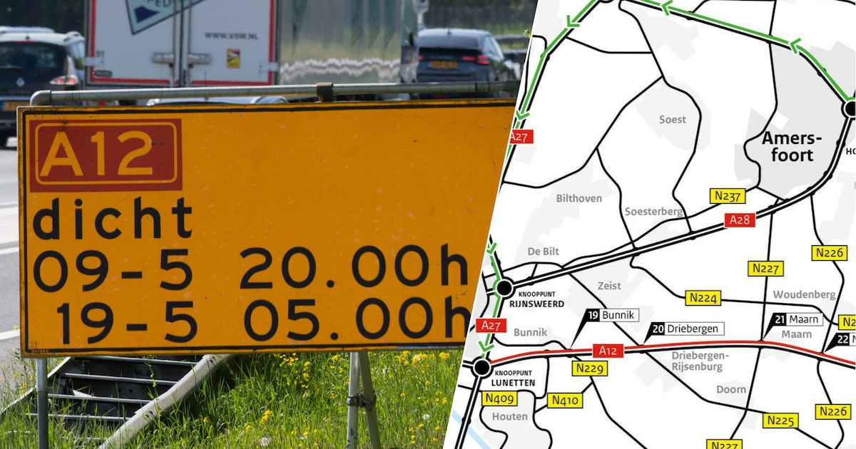 Google Maps raakt dit keer níet van de leg als omleidingsroute voor A12 ...