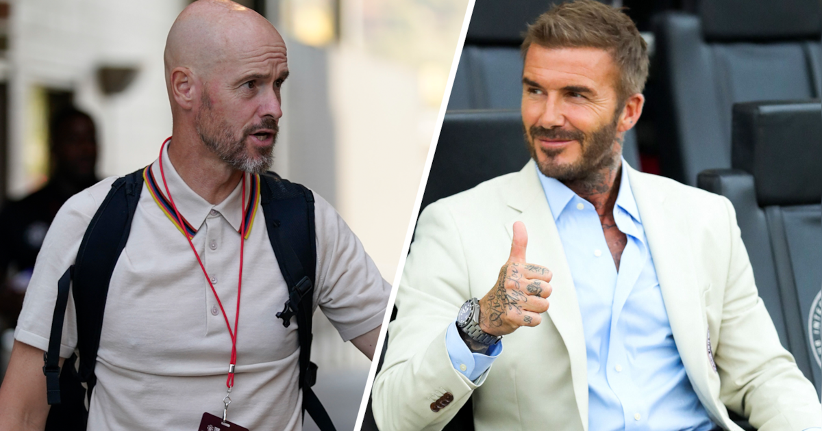 David Beckham onder de indruk van Erik ten Hag: ‘Er waait weer een ...