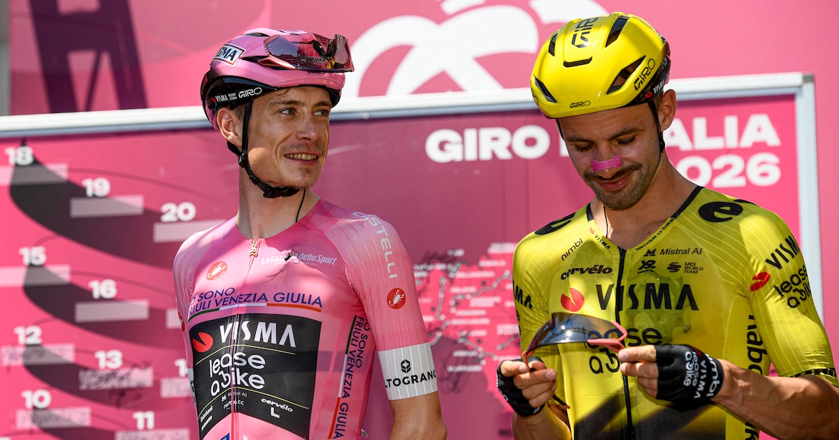 Het superieure Visma in deze Giro ontleed: Jonas Vingegaard ziet ...