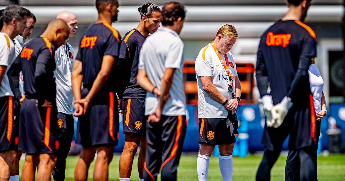 Nederlands elftal begint eerste training in Verenigde Staten met een ...