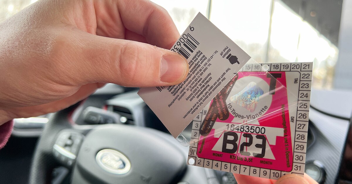 Tientallen meldingen van boetes bij verkeerd plakken tolvignet | Auto ...