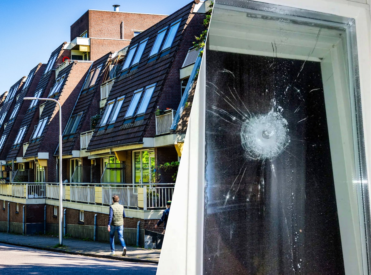 Kogel in ruit woning in Sliedrecht: ‘Mijn zoon belde midden in de nacht ...