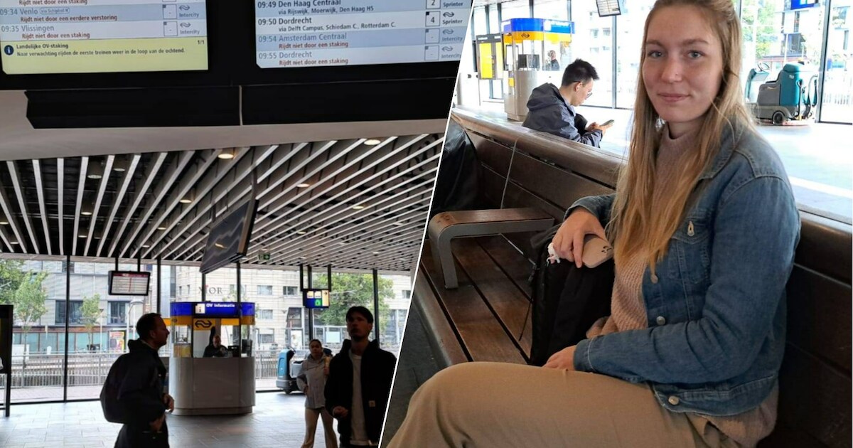 Reizigers op station Delft tonen begrip voor staking, maar verwachtten ...