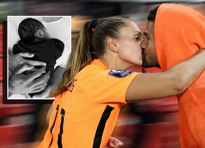 Lieke Martens en Benjamin van Leer ouders geworden van zoon Lowen Erbe | Show | AD.nl