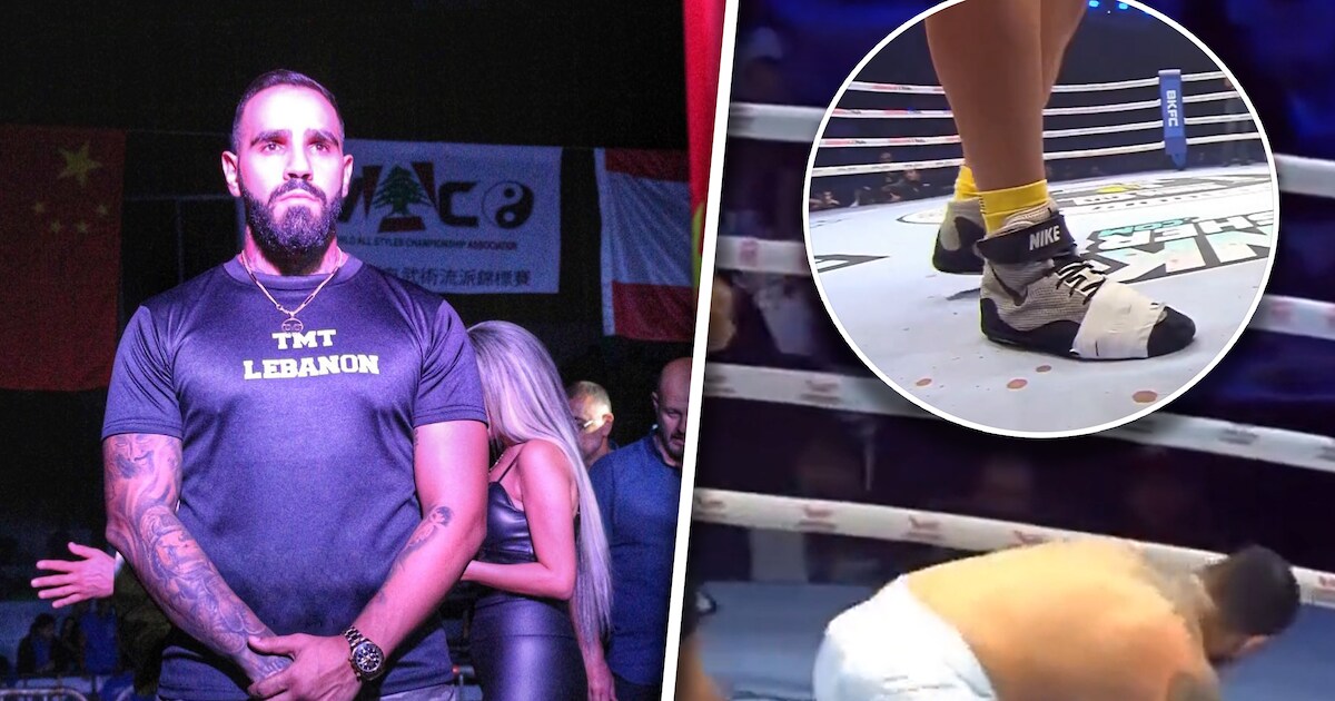 Bizarre taferelen tijdens MMA-gevecht: Kaloyan Kolev krijgt zege door ...