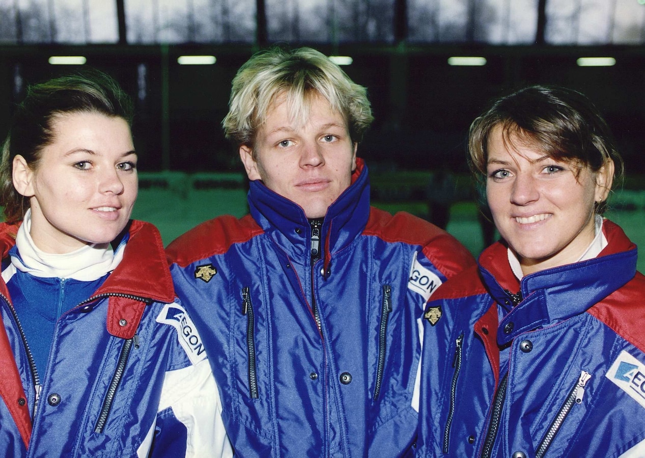 Als kinderen uit succesvolle shorttrack-familie groeiden zusjes ...