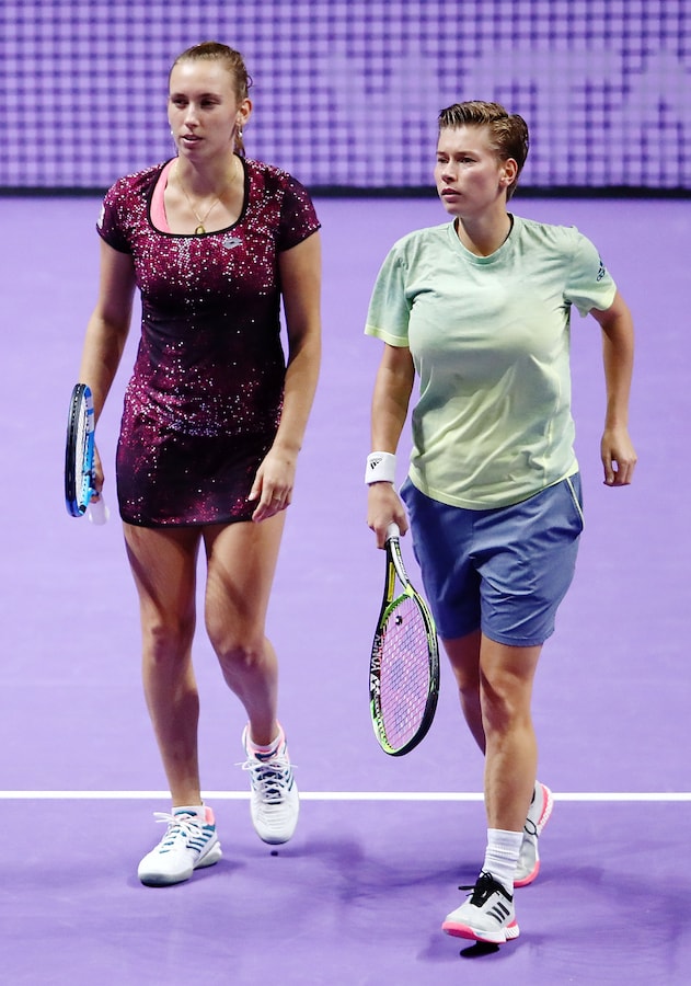 Schuurs kansloos onderuit op WTA Finals | Foto | AD.nl