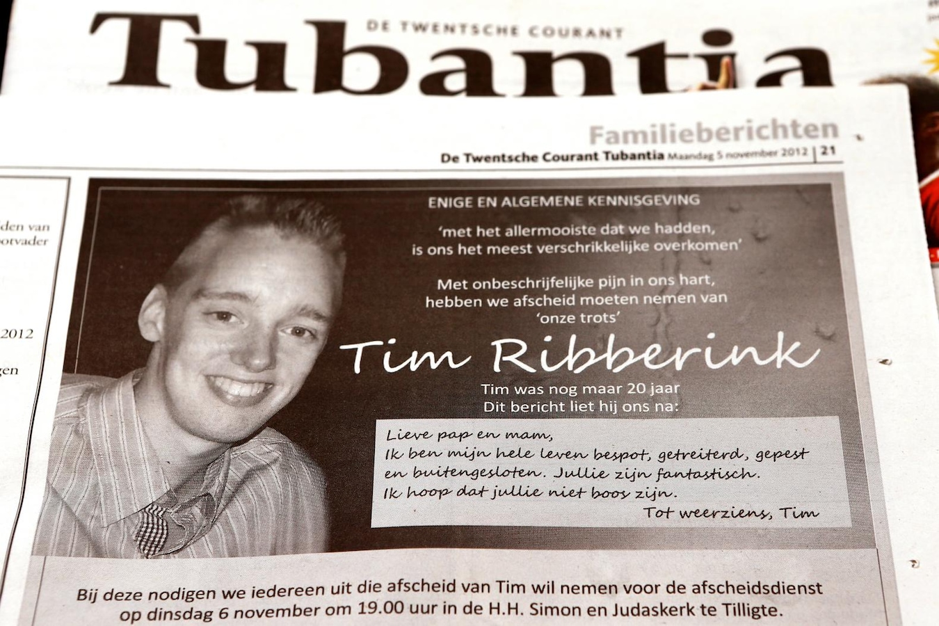 Lezers massaal geraakt door gepest meisje dat niet meer naar school ...