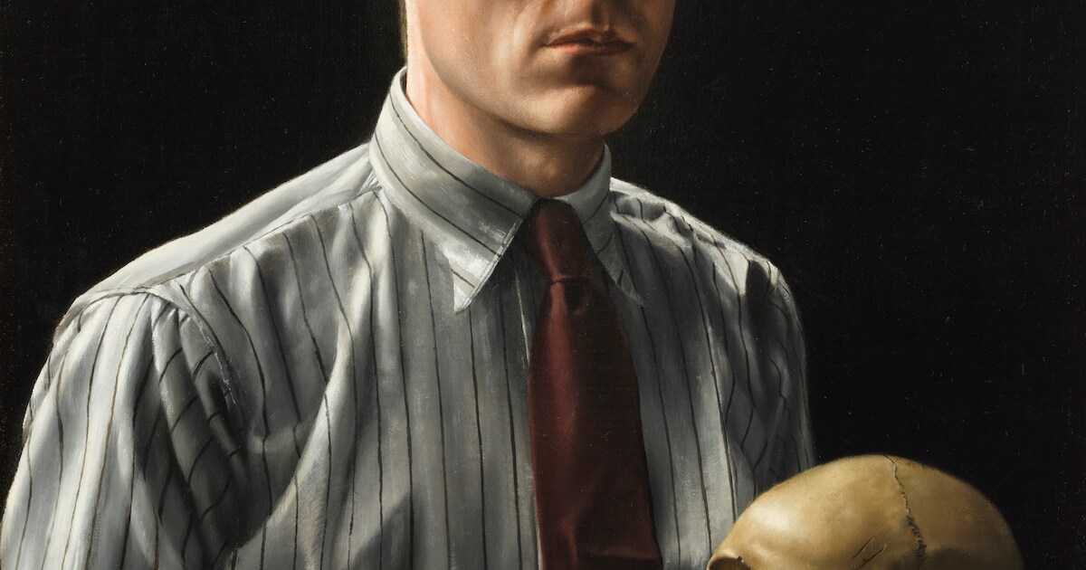 Van Gogh sneed een oor af, Willink houdt in Ruurlo een schedel vast ...