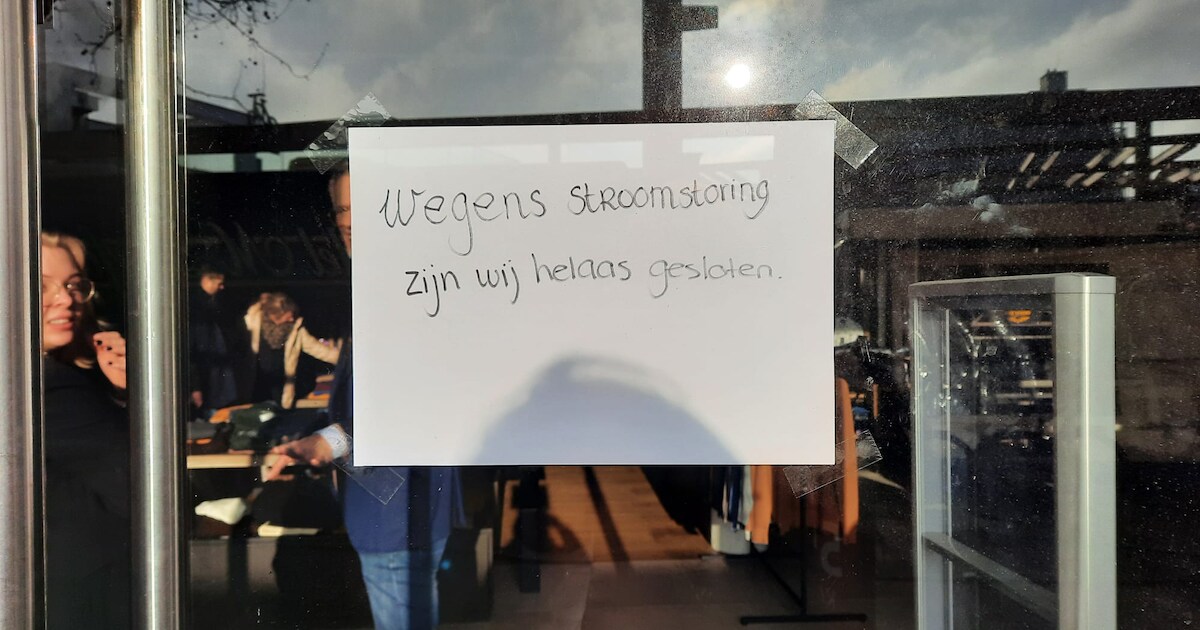Stroomstoring treft centrum Hengelo, winkels gesloten, kapsels ‘voor ...
