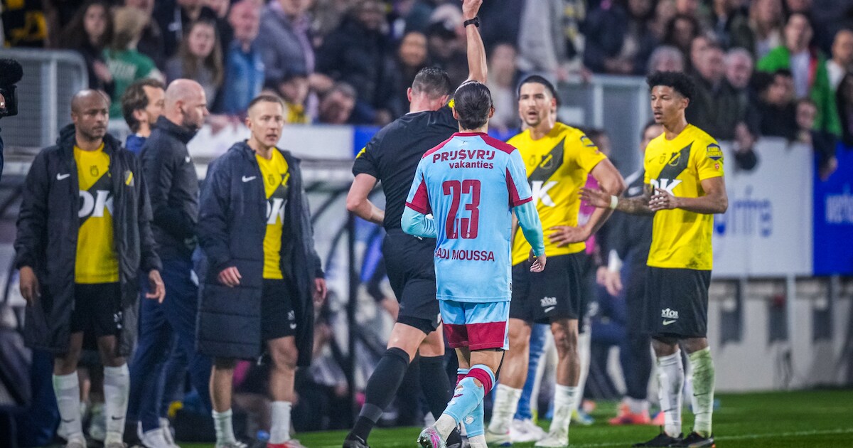 Rode kaart met extra grote gevolgen voor NAC-verdediger: ‘Een domme ...