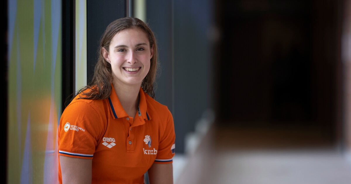 Sam van Nunen als estafettezwemster naar WK: ‘Ik ben de 100 vrij meer ...