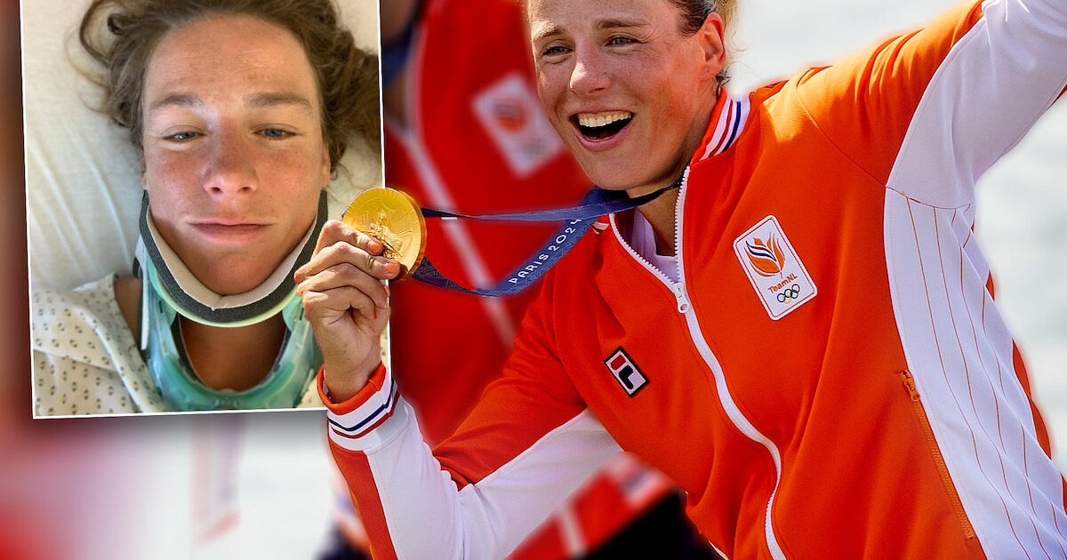 Twee jaar geleden brak Marloes Oldenburg haar nek, nu is ze olympisch ...