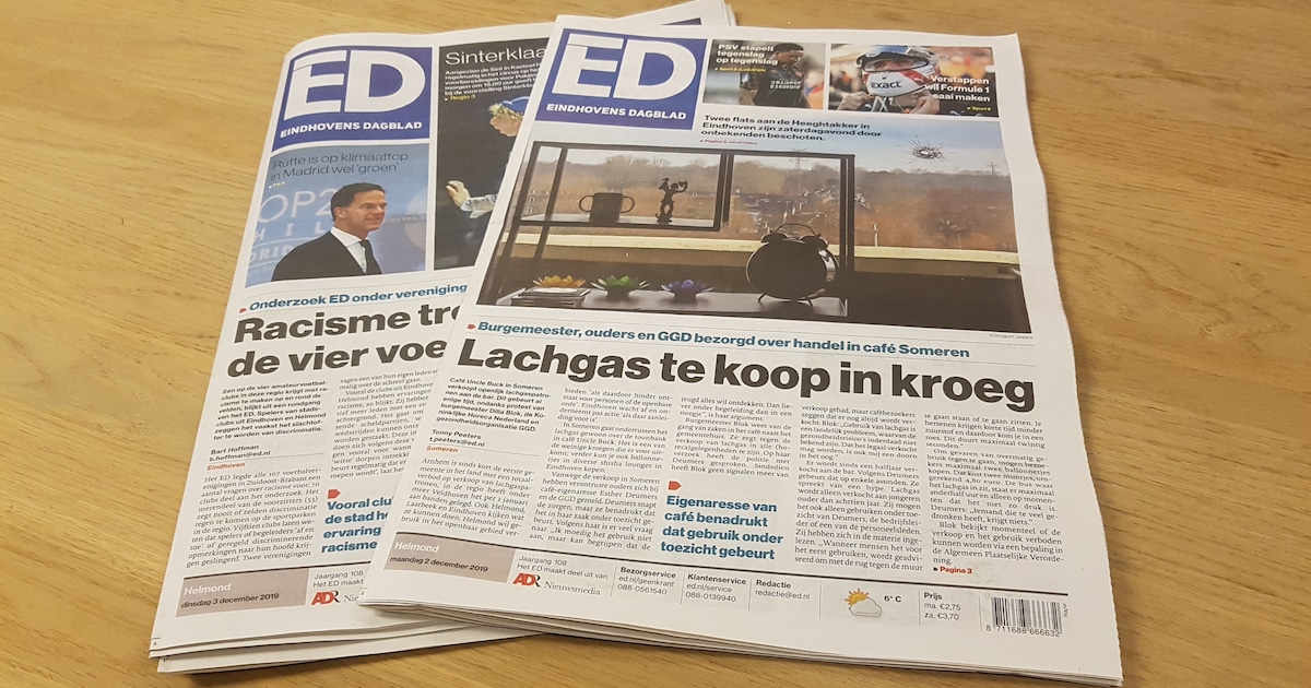 Het Eindhovens Dagblad mag geen luxeproduct worden maar de overheid ...