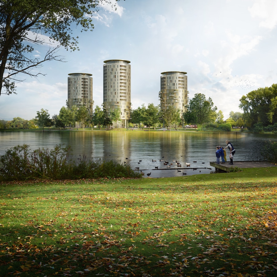 Den Bosch mag drie omstreden woontorens in Prins Hendrikpark bouwen ...
