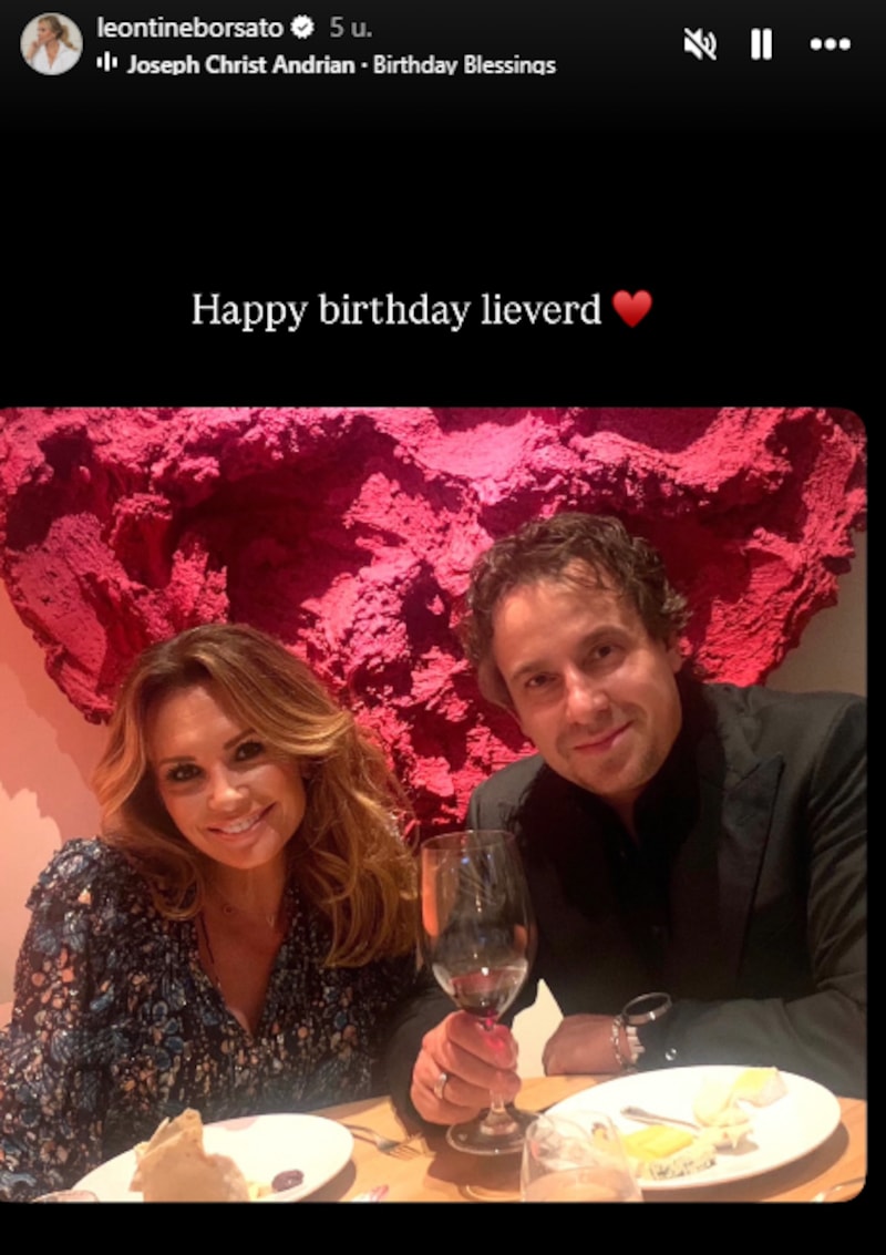 Leontine feliciteert ‘lieverd’ Marco Borsato met verjaardag en Myron ...