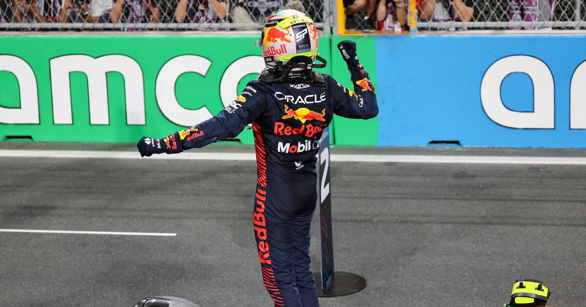 Sergio Pérez als winnaar over de streep na geweldige race van Max Verstappen | Formule 1 | AD.nl