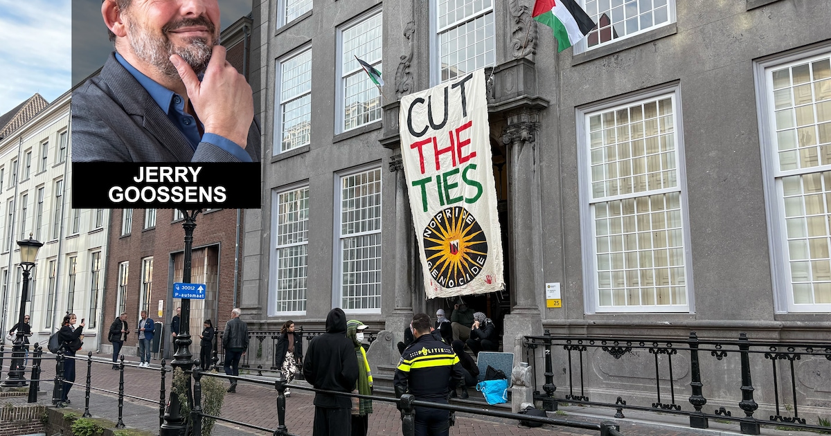 Jerry ziet dat de studentenacties steeds meer een ritueel karakter ...