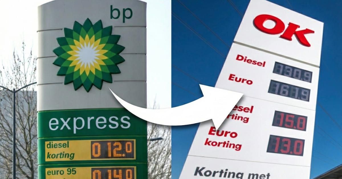 BP verdwijnt uit ons land, 300 tankstations vanaf deze week rood-wit ...